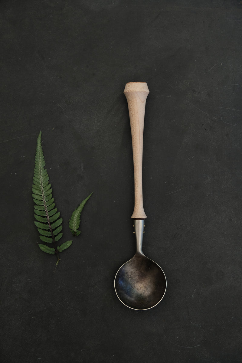 Trumpet turned spoon – Erica Moody | Fine Metal Work